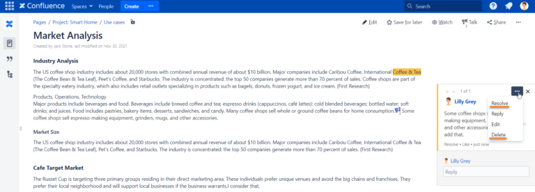 Comparison: Talk and Confluence inline comments - Stiltsoft