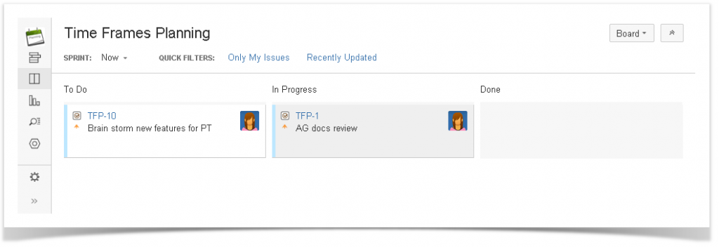 JIRA Agile: Planning with Time Frames (Now, Week, Month) - Stiltsoft