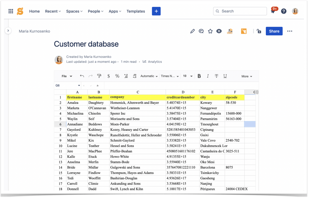Manage Tables in Confluence With Ease - Stiltsoft