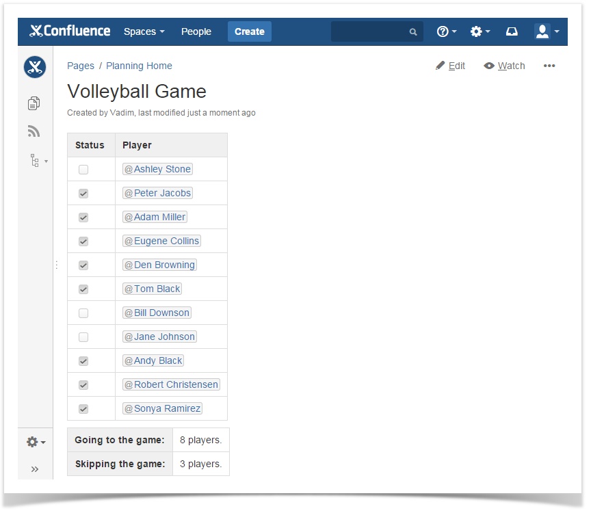 Confluence Tips And Tricks Task Lists And Automatic Calculation 