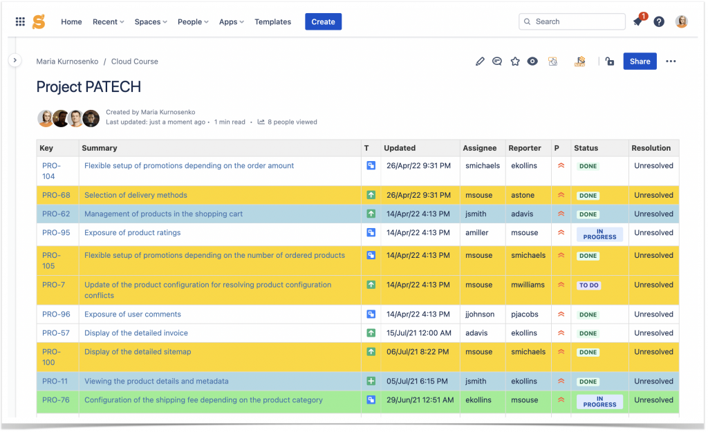 Table Filter and Charts with the Jira macro - Stiltsoft