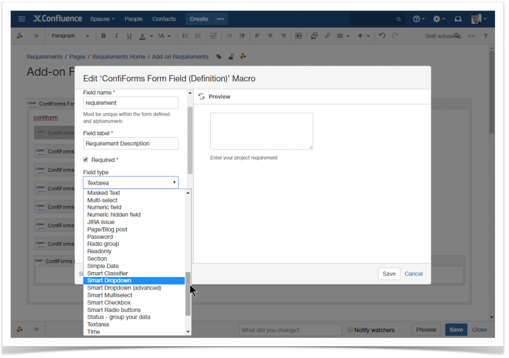 Table Filter and Charts with Dynamic Forms Created with ConfiForms ...