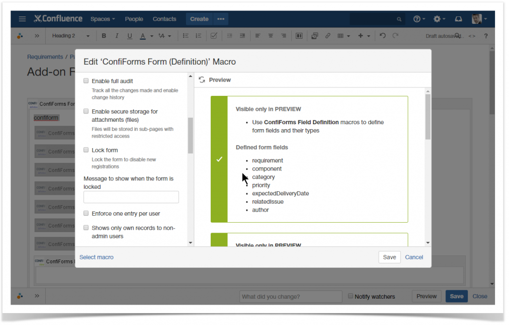 Table Filter and Charts with Dynamic Forms Created with ConfiForms ...