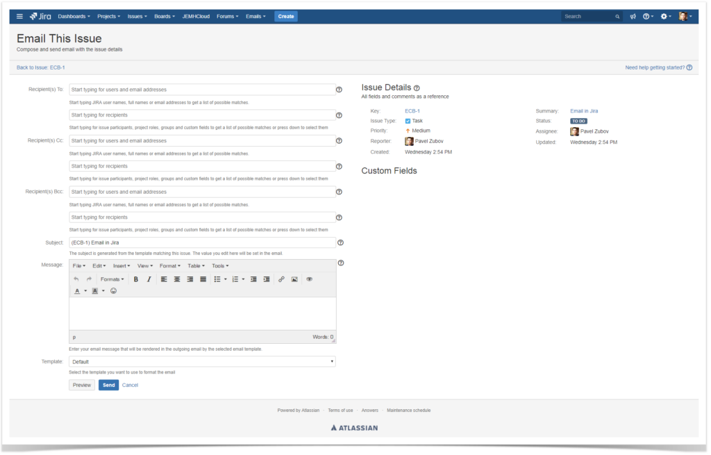 3 Handy Ways to Communicate via Email in Jira Cloud - Stiltsoft