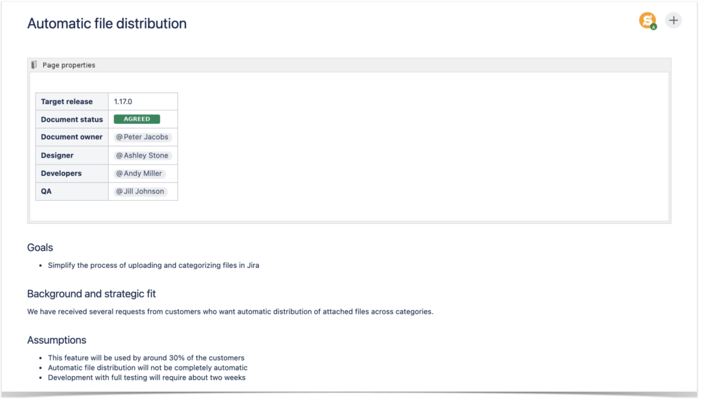 Running Project Planning in Atlassian Confluence - Stiltsoft