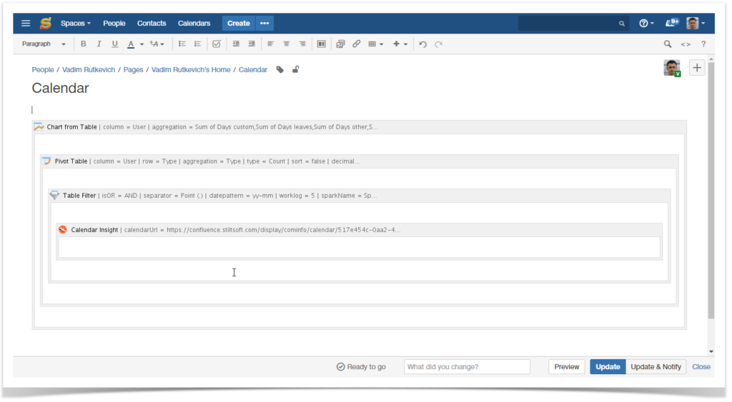 Evaluating team availability with Team Calendars and Table Filter and ...