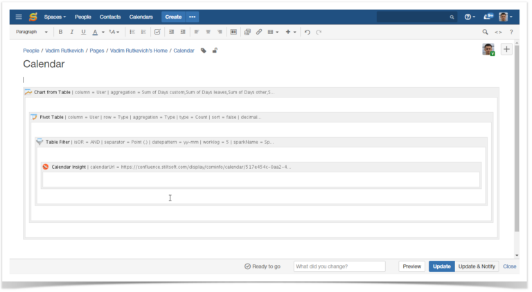Evaluating team availability with Team Calendars and Table Filter and ...