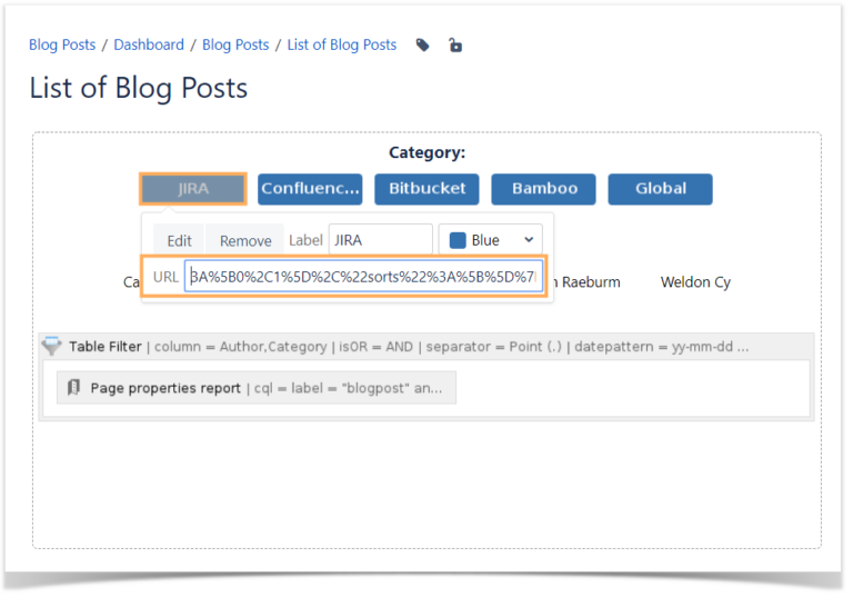 One-Click Table Filtration in Confluence - Stiltsoft