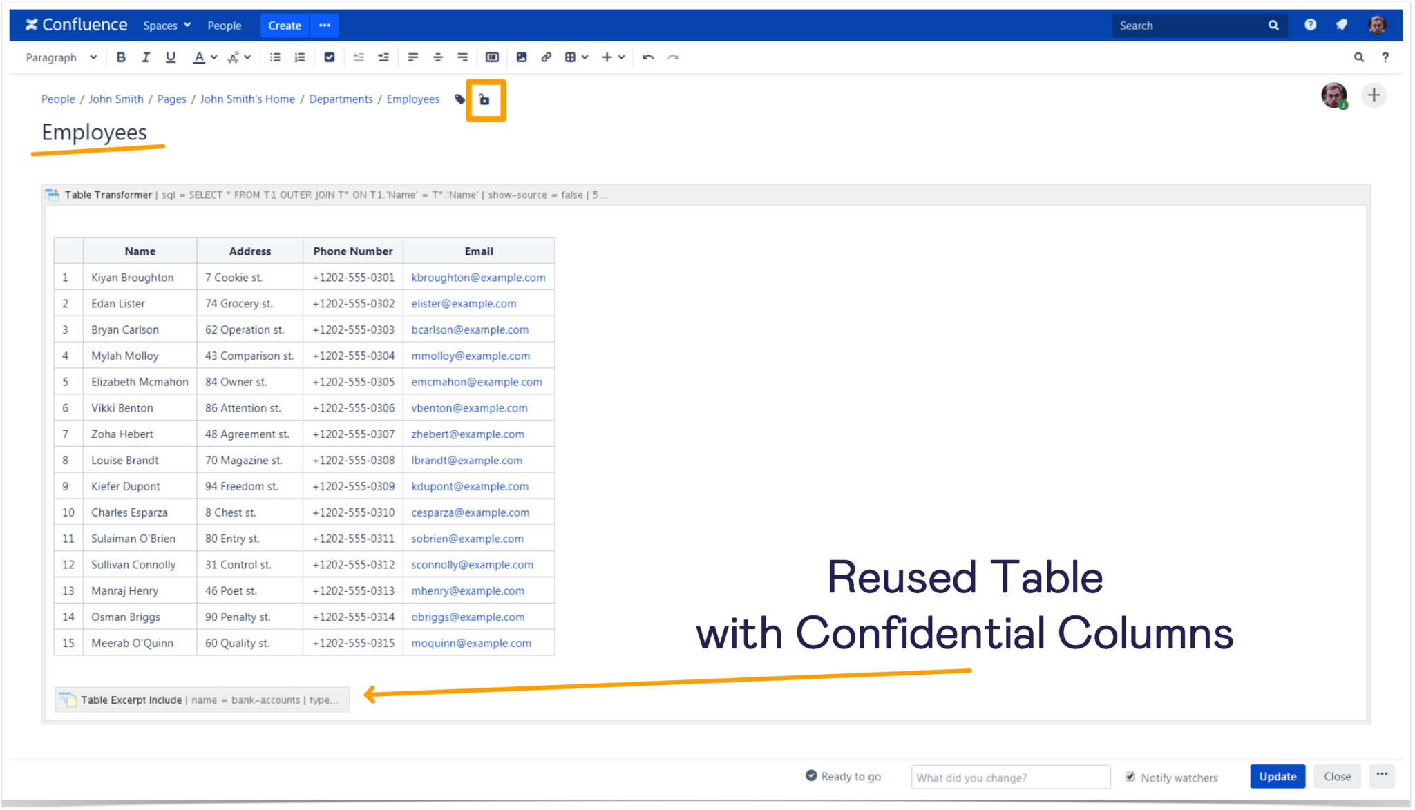 How to Restrict Table Columns for Viewing and Editing in Confluence - Stiltsoft