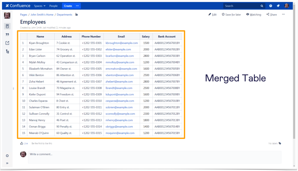 How To Restrict Table Columns For Viewing And Editing In Confluence Stiltsoft