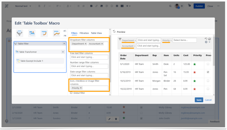 How to Create Reports from Multiple Confluence Tables - Stiltsoft