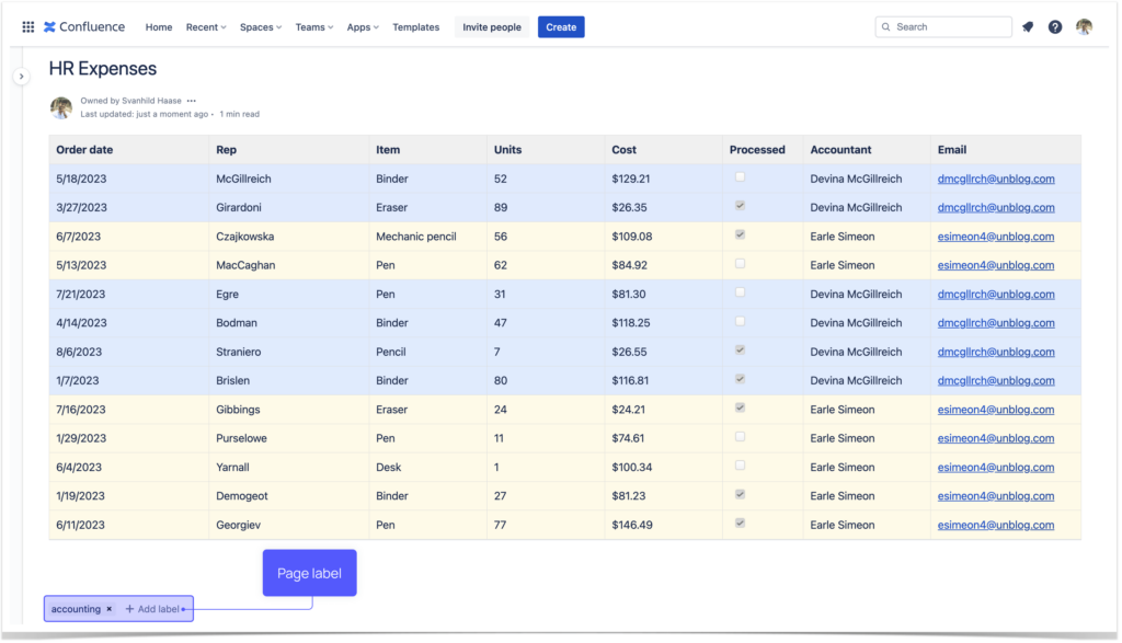 How to Create Reports from Multiple Confluence Tables - Stiltsoft