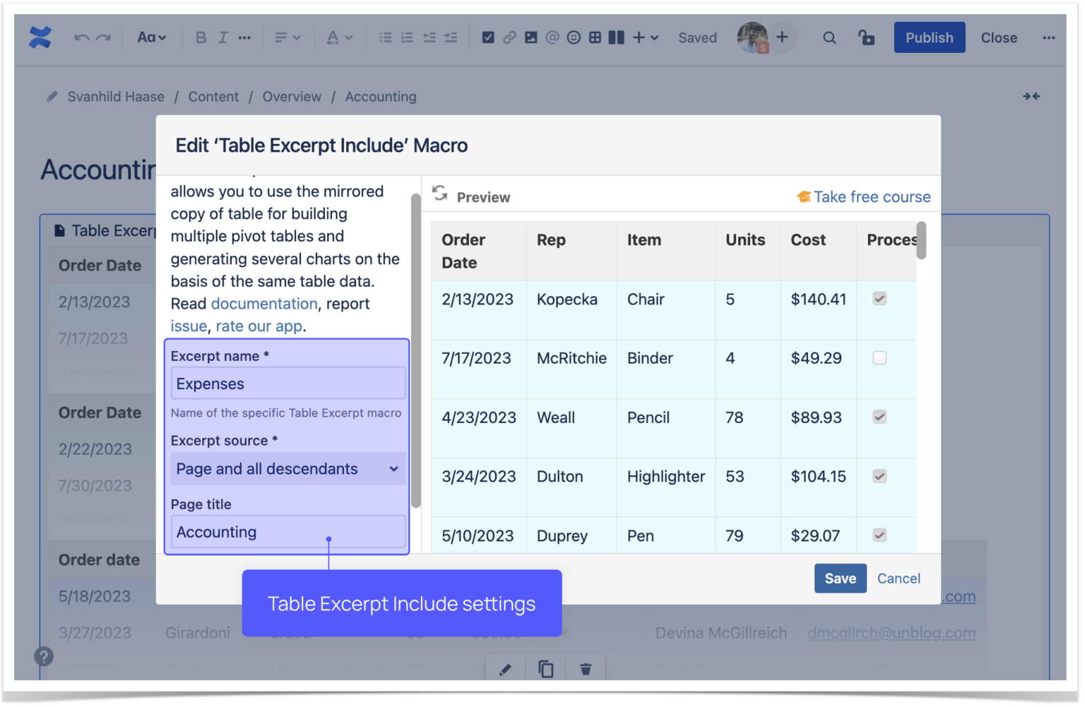 How to Create Reports from Multiple Confluence Tables - Stiltsoft