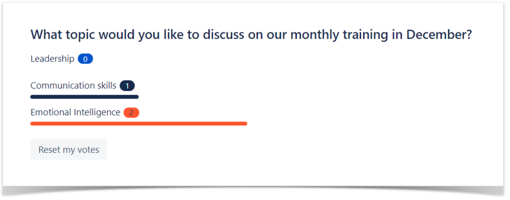 Two-Minute How-To: Creating Polls in Confluence Cloud - Stiltsoft