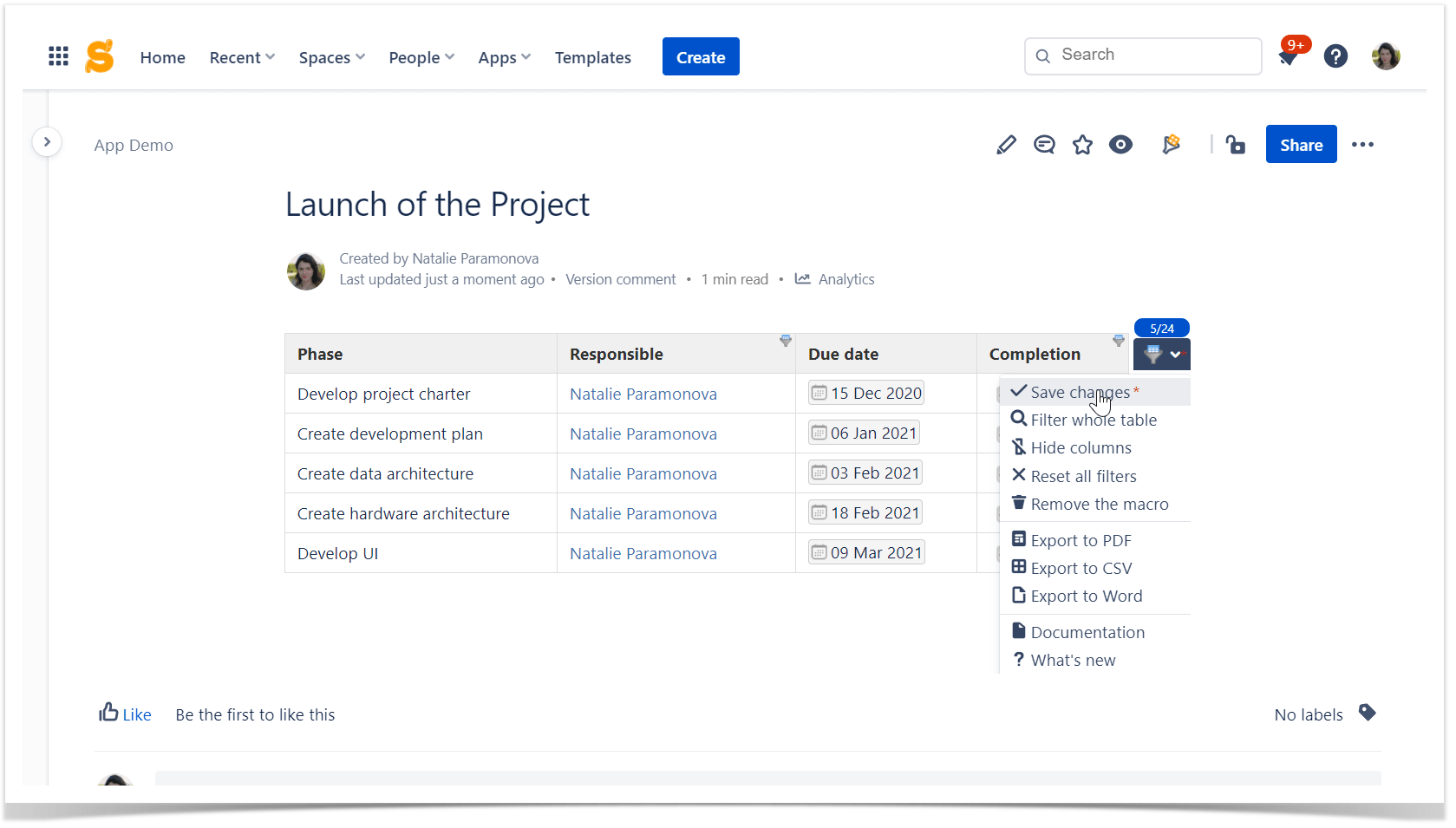 Two Minute How To Filtering Tables In Confluence Stiltsoft