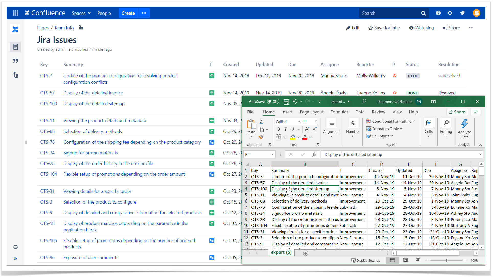 Excel Vs Confluence Tables Five Reasons To Switch Stiltsoft