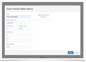 Confluence Tips and Tricks: Using Interactive Sliders