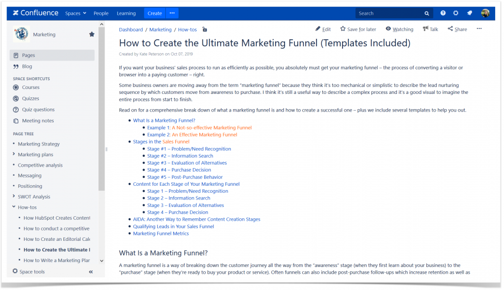 Confluence Best Practices for Marketing Teams - Stiltsoft