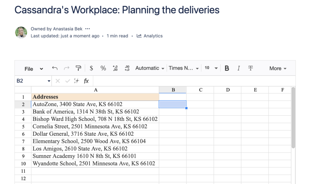 How to Use Spreadsheets in Confluence - Stiltsoft