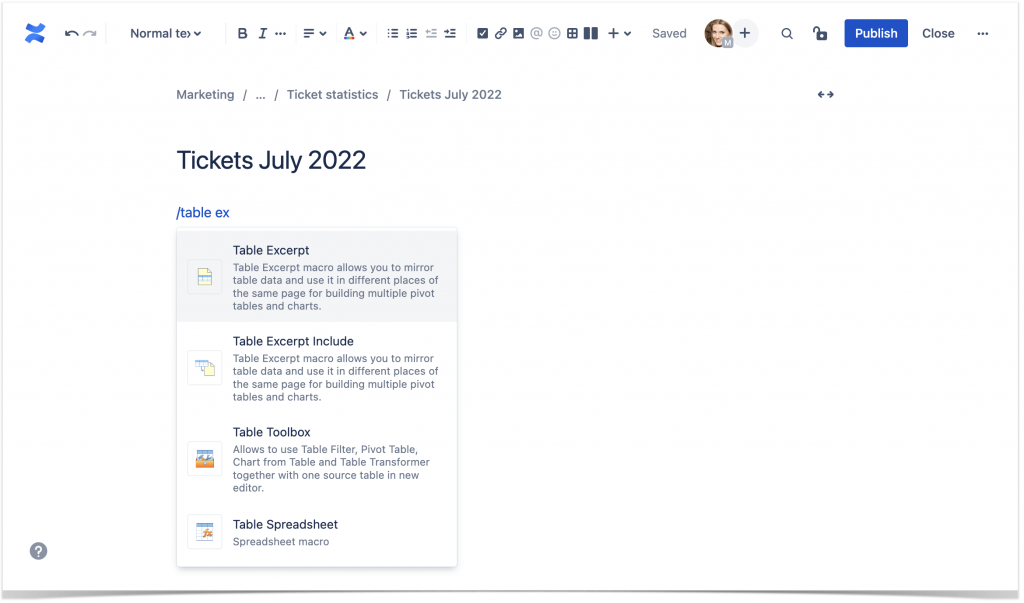 3 Ideas for Reusing Existing Confluence Tables - Stiltsoft