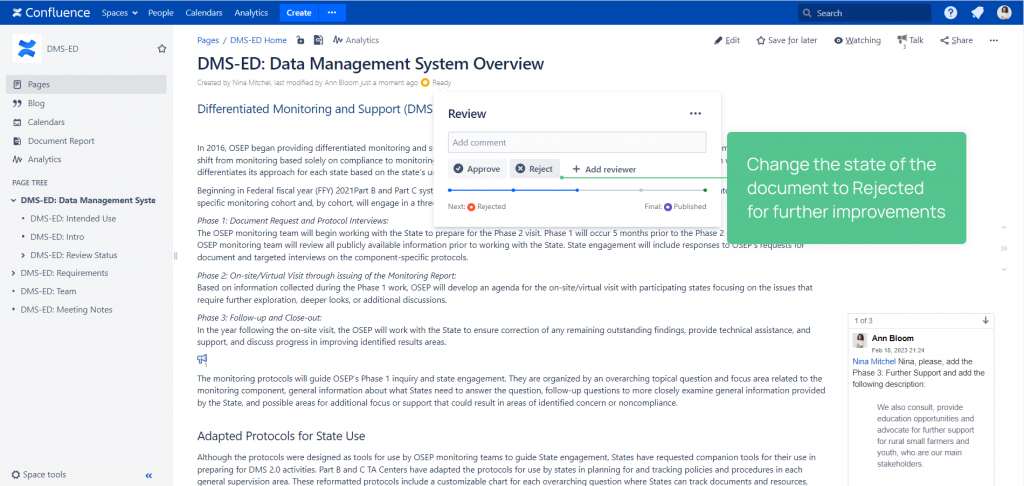 How to Set up Document Review in Confluence - Stiltsoft