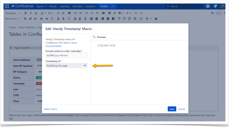 Confluence Status Reporting Tutorial - Stiltsoft