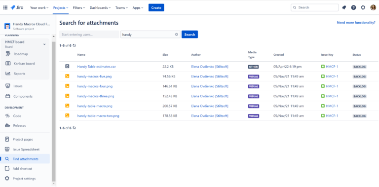 Search, Filter, and Delete Attachments in Jira Software