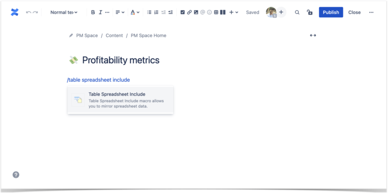 How to Reuse Project Related Spreadsheet Data in Confluence - Stiltsoft