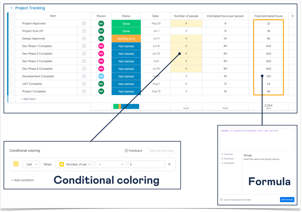 How to Work with Tables on monday.com - Stiltsoft