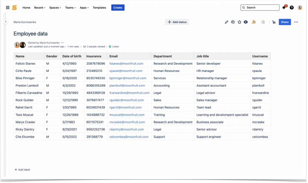 Confluence Tables Without Limits How To Use Table Transformer Stiltsoft 