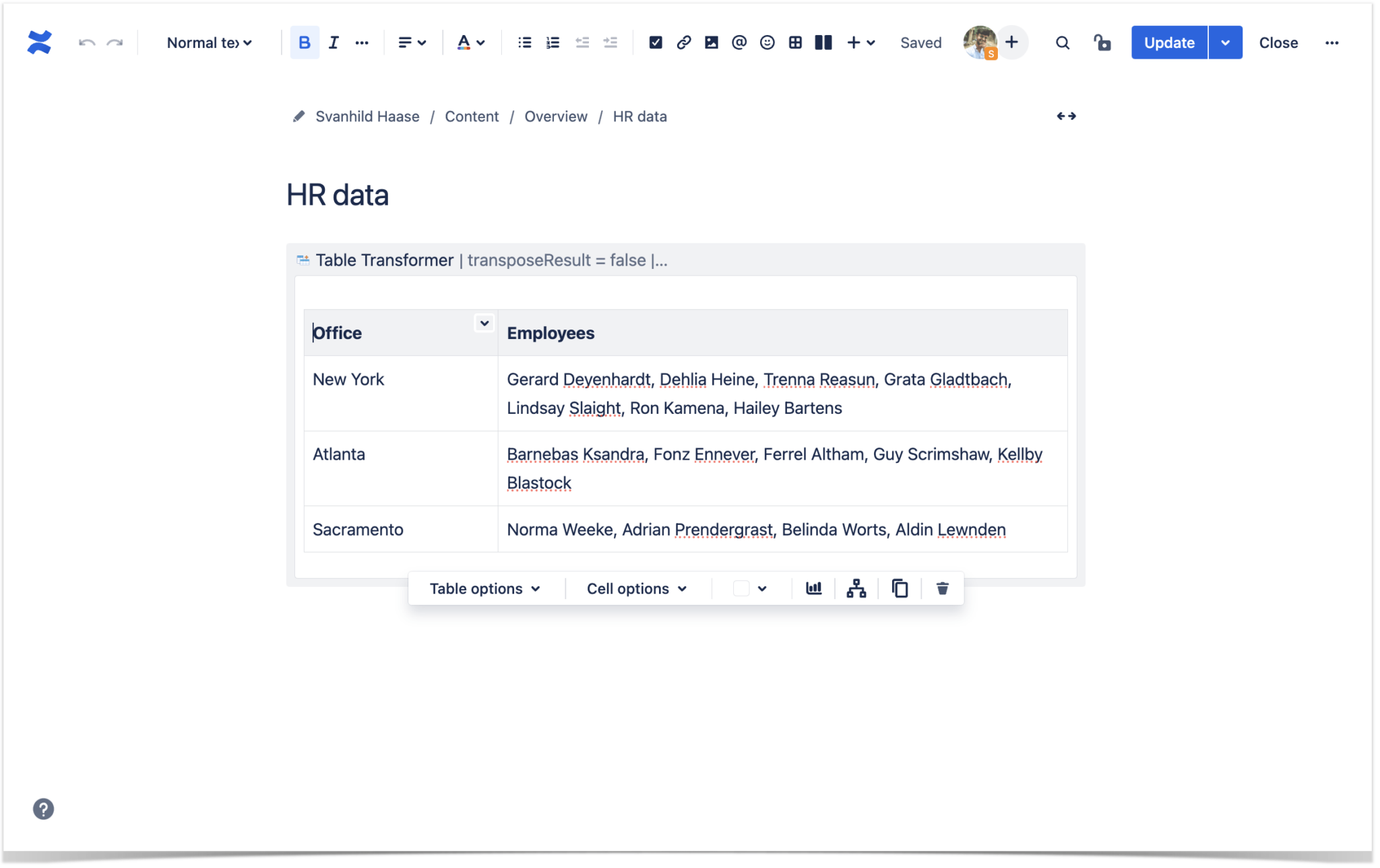 Confluence Tables Without Limits How To Use Table Transformer Stiltsoft