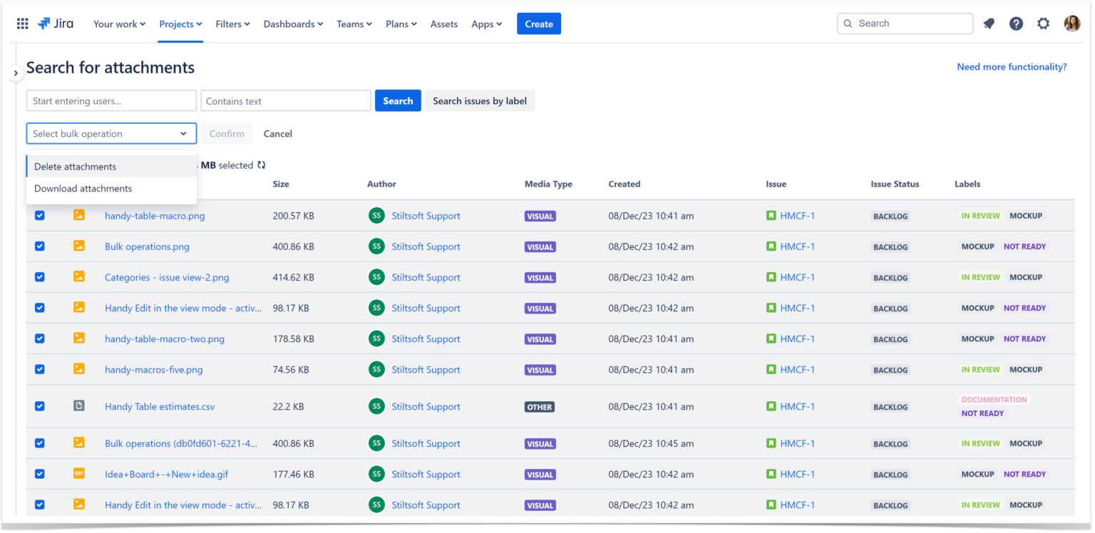 Exploring Jira Search In Cloud Tips And Jql Search For Issues With Attachments Stiltsoft