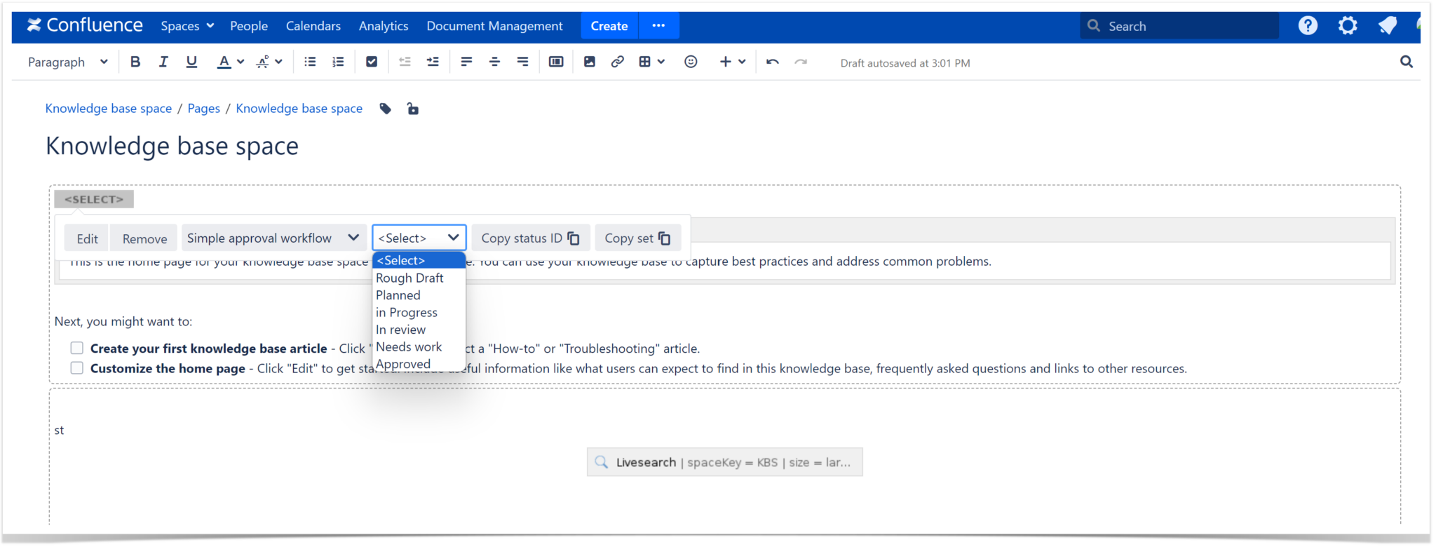 Confluence Approval Workflow with Label Automation - Stiltsoft