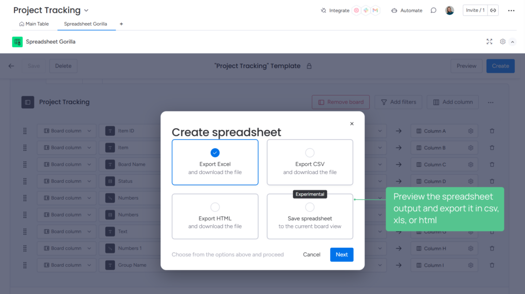 Top 3 Spreadsheet Apps for monday.com in 2024