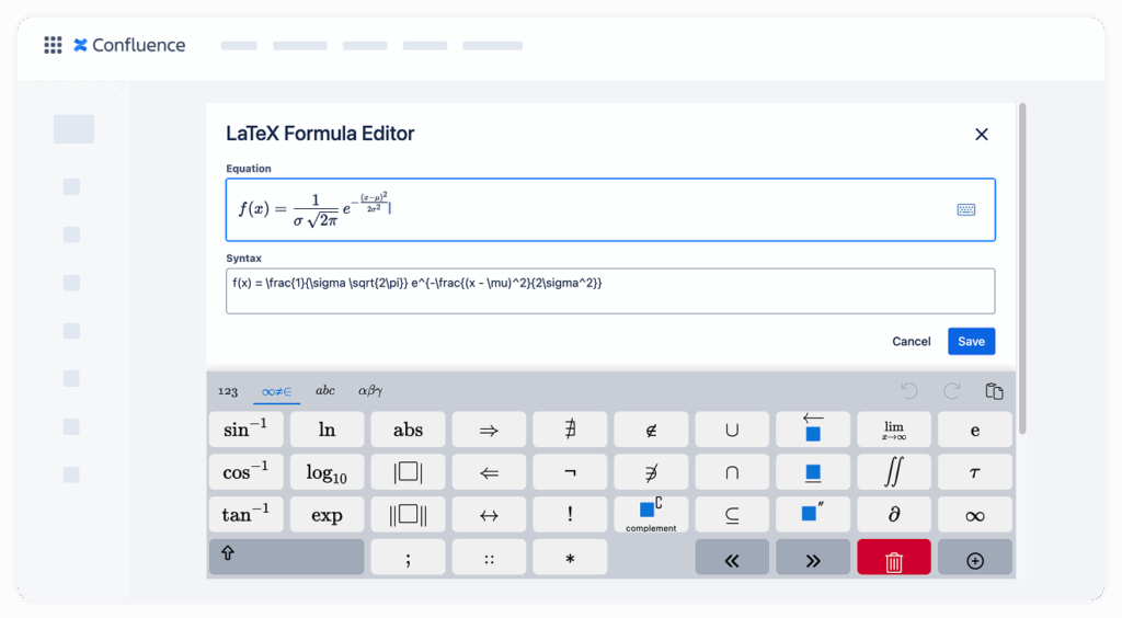 How to Add LaTeX Math to Confluence in 60 Seconds