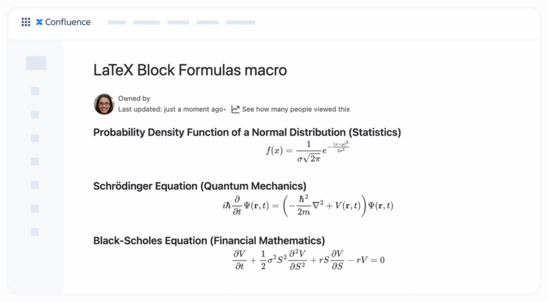 How to Add LaTeX Math to Confluence in 60 Seconds