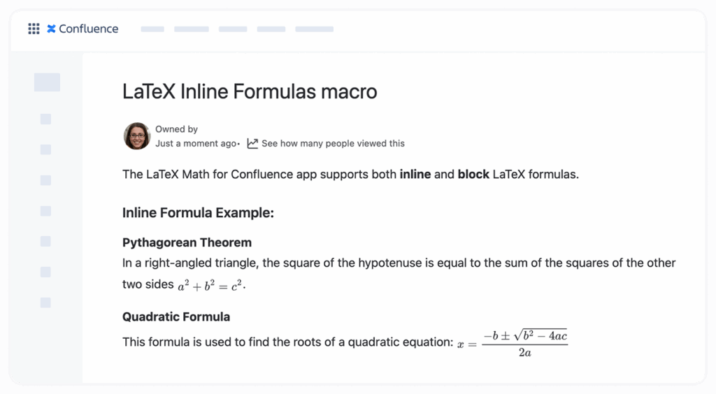 How to Add LaTeX Math to Confluence in 60 Seconds