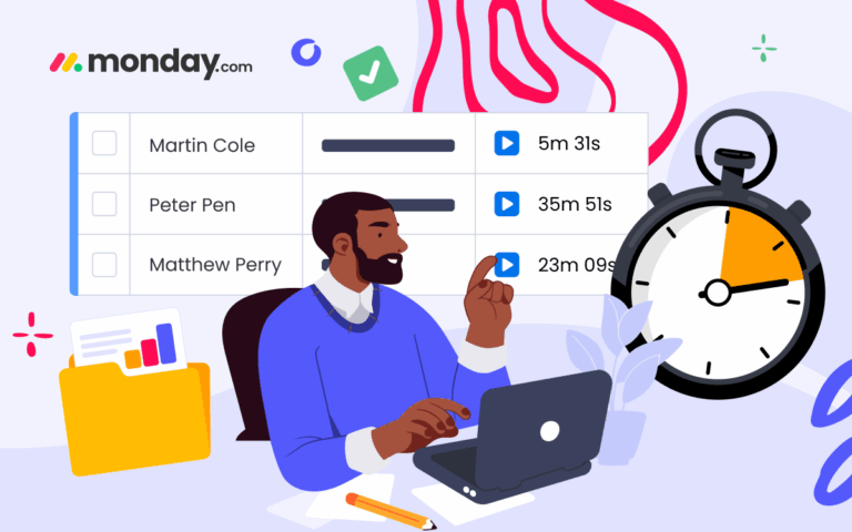How to Set up and Automate Time Tracking Report in monday.com