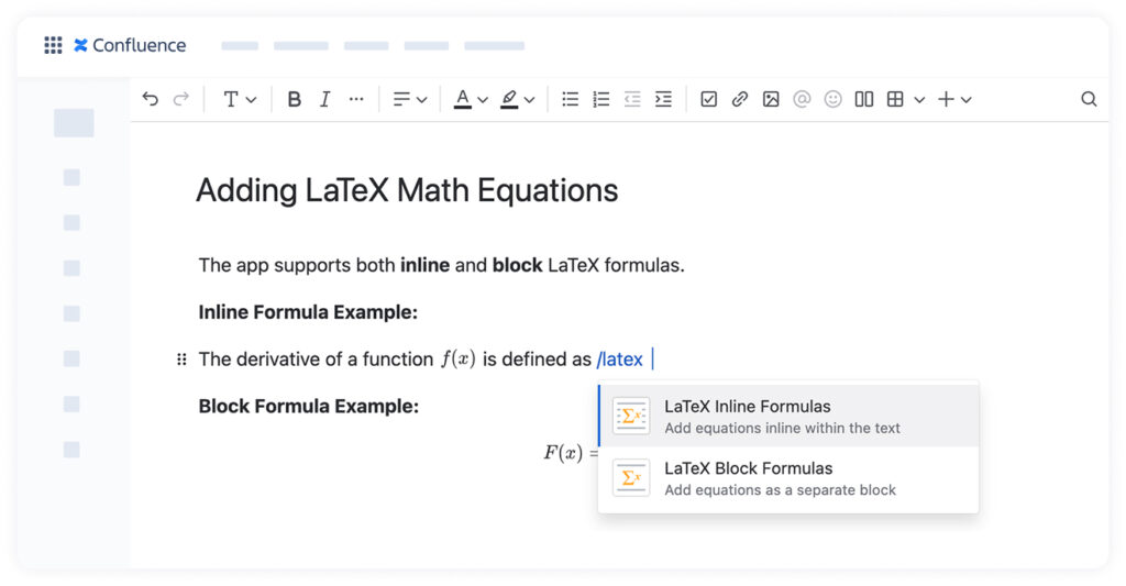 LaTeX in Confluence: How Technical Teams Write Formulas - Stiltsoft