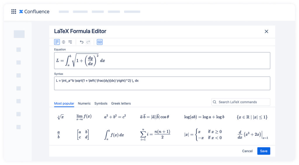 LaTeX in Confluence: How Technical Teams Write Formulas - Stiltsoft