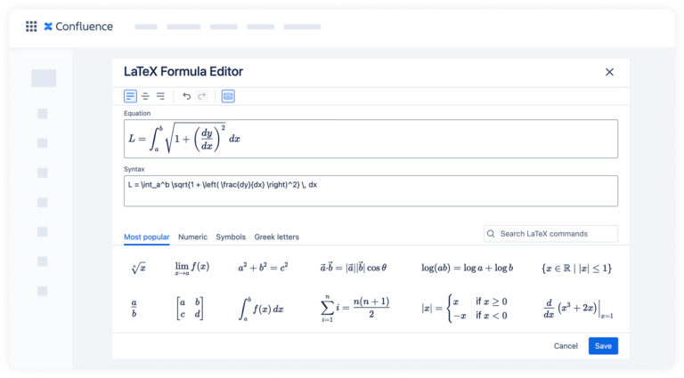 LaTeX in Confluence: How Technical Teams Write Formulas - Stiltsoft